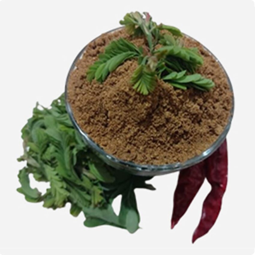 Spicy Tender Tamarind Leaves Powder (Chinta Chiguru Karam)